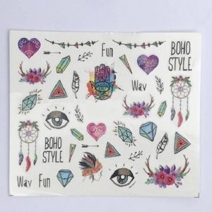 Makeup | 416 Boho Indie Style Nail Decals | Poshmark